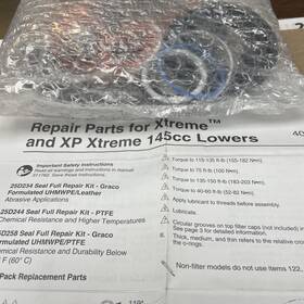 GRACO 25D234 Seal Kit Repair Gh King Xt Packings