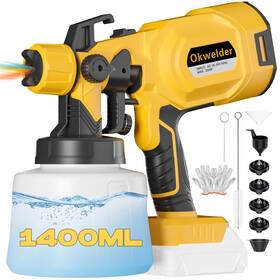 OKWELDER SPRAYER-003 Cordless Paint Tool Electric Spray Gun